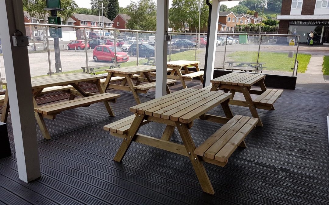Improve Social Distancing With Pub Picnic Tables And Benches